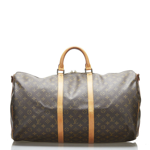 Louis Vuitton | Bags | Louis Vuitton Monogram Keepall Bandouliere 55 ...